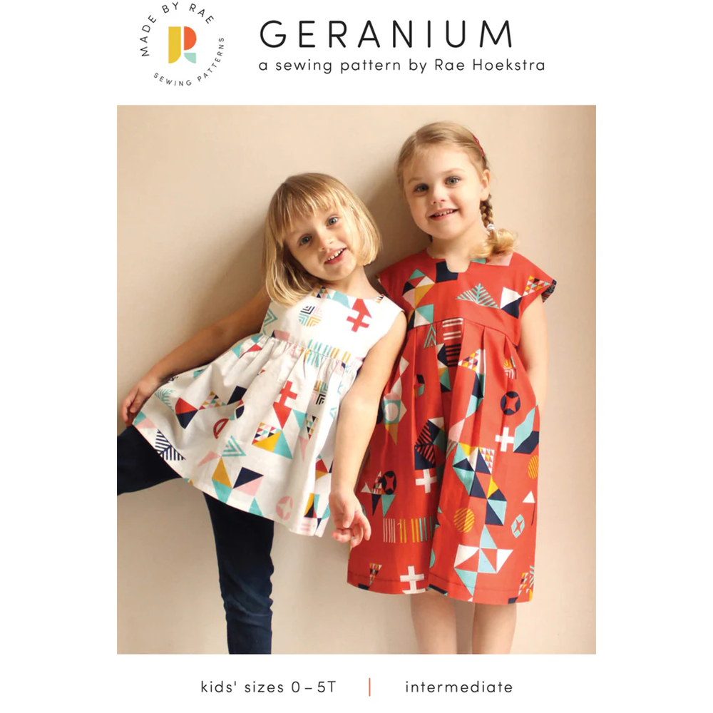 Geranium Dress (Baby/Toddler) Pattern, by Made By Rae - Fabricworm