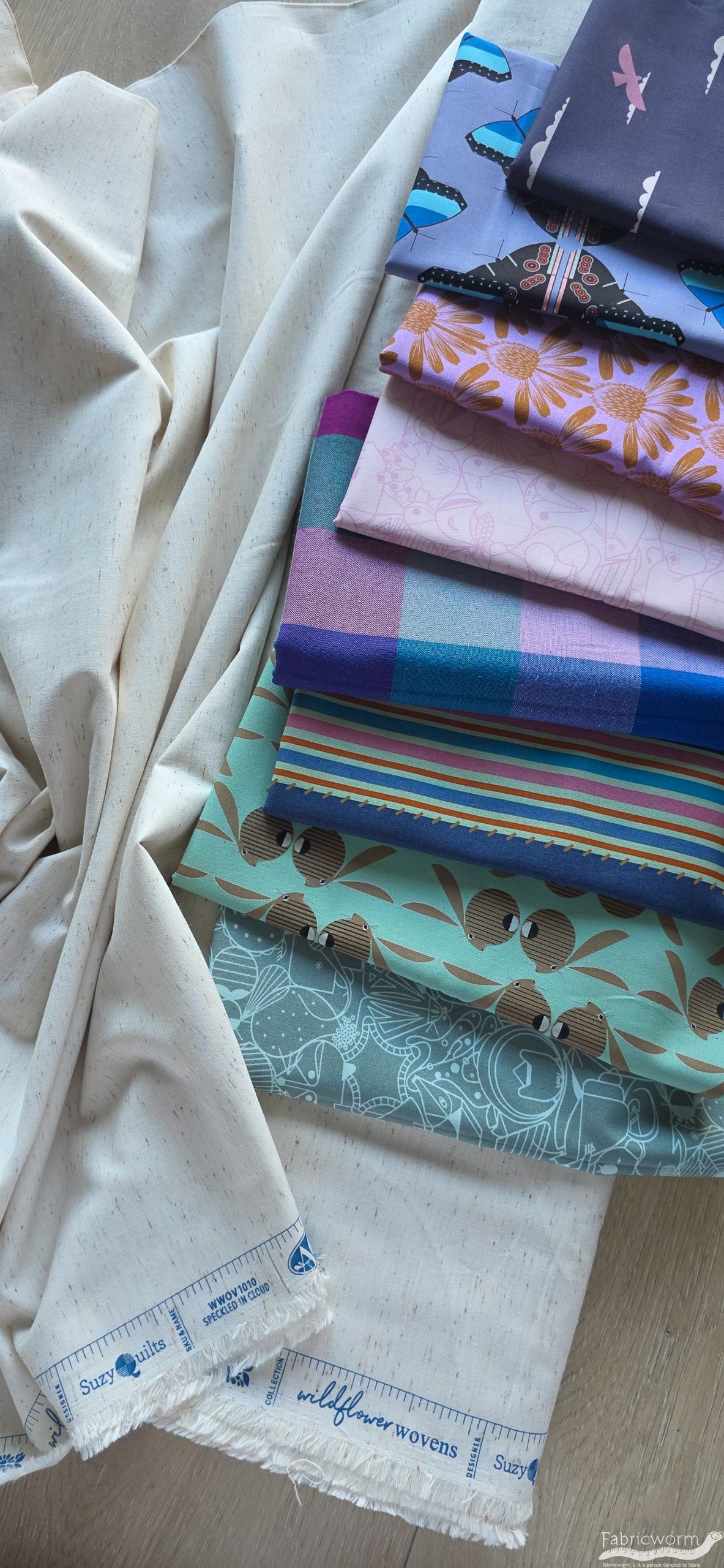 Fabricworm Prism Fat Quarter Stars Bundle 8 Total - Fabricworm